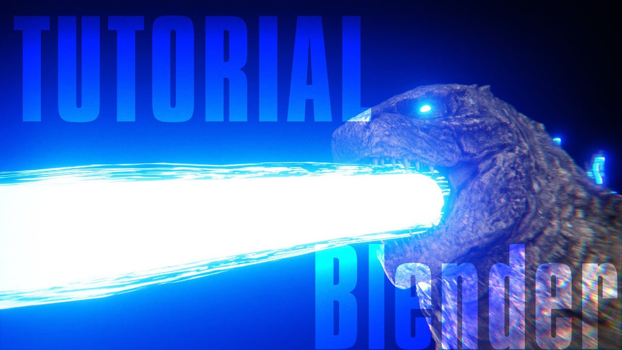 Tutorial How To Make The Atomic Breath From Godzilla In Blender Youtube