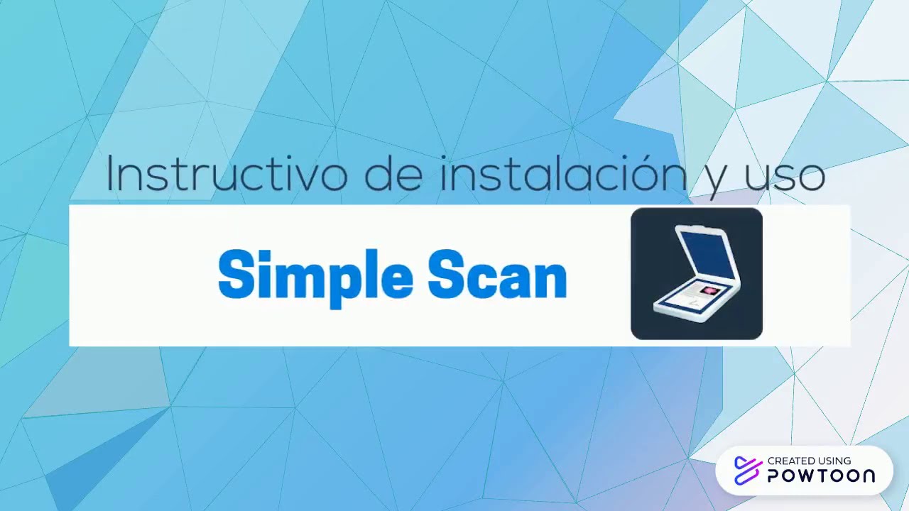 Instructivo Simplescan Youtube