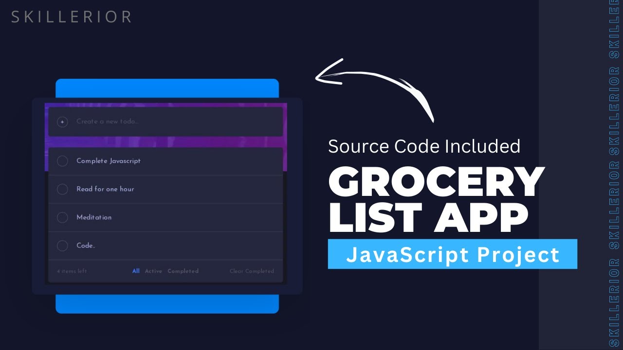 Grocery List Using Html Css Javascript Web Development