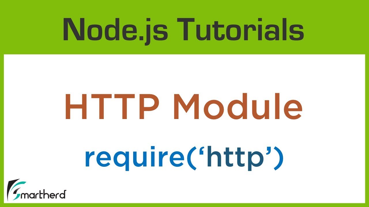Node Js Http Module Node Tutorials For Beginners 3 2 Youtube