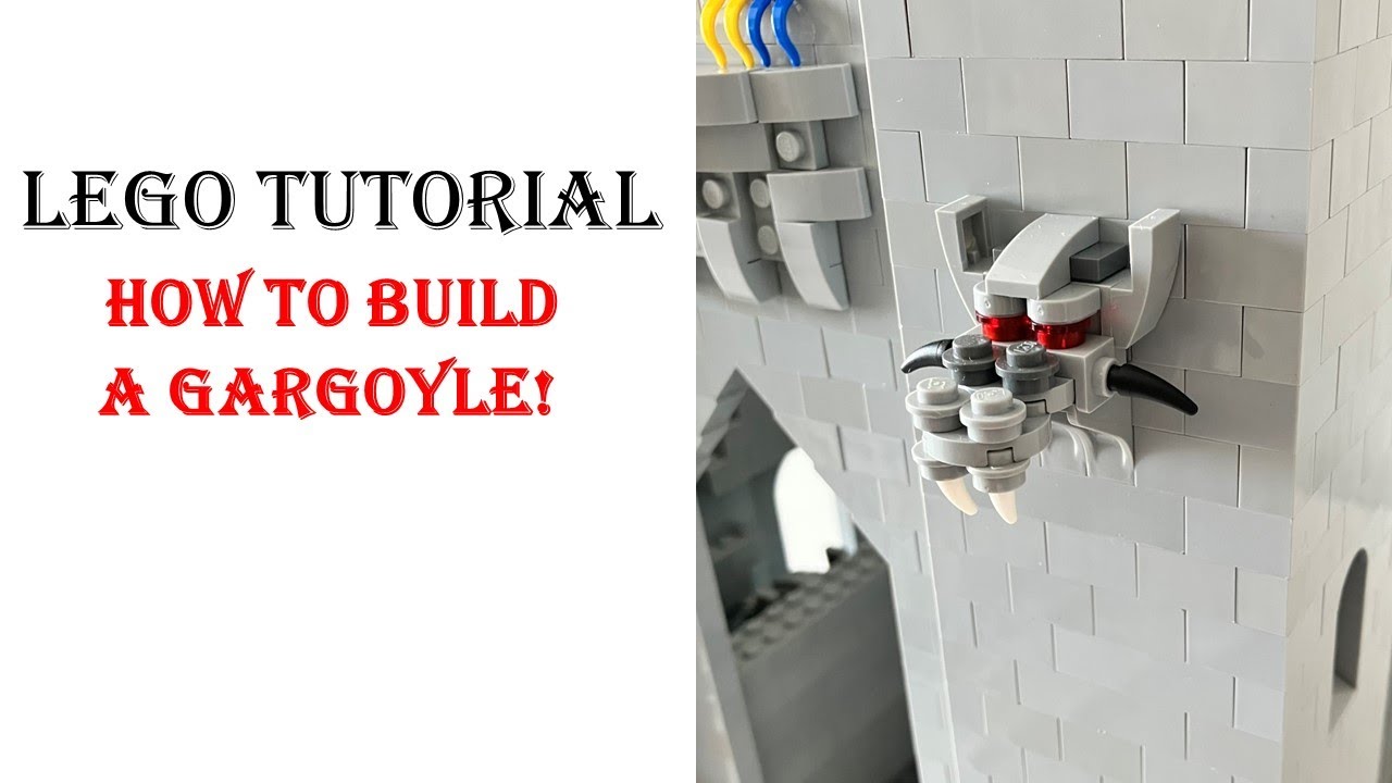 Lego Tutorial Medieval Gargoyle Youtube