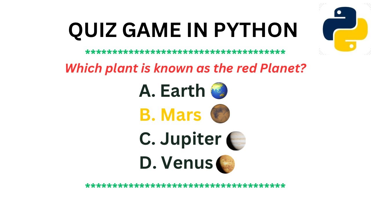 Python For Beginners Build A Python Quiz App In Just 20 Minutes Youtube