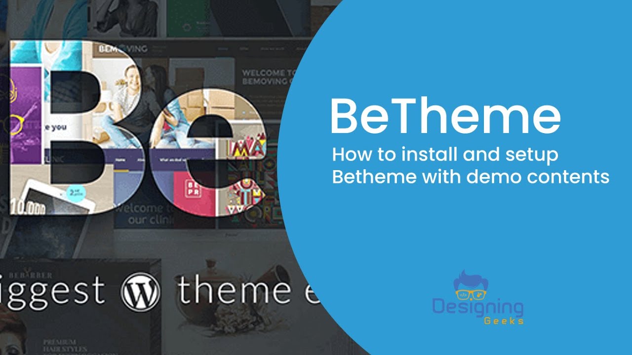 How To Install And Setup Betheme With Demo Contents Betheme