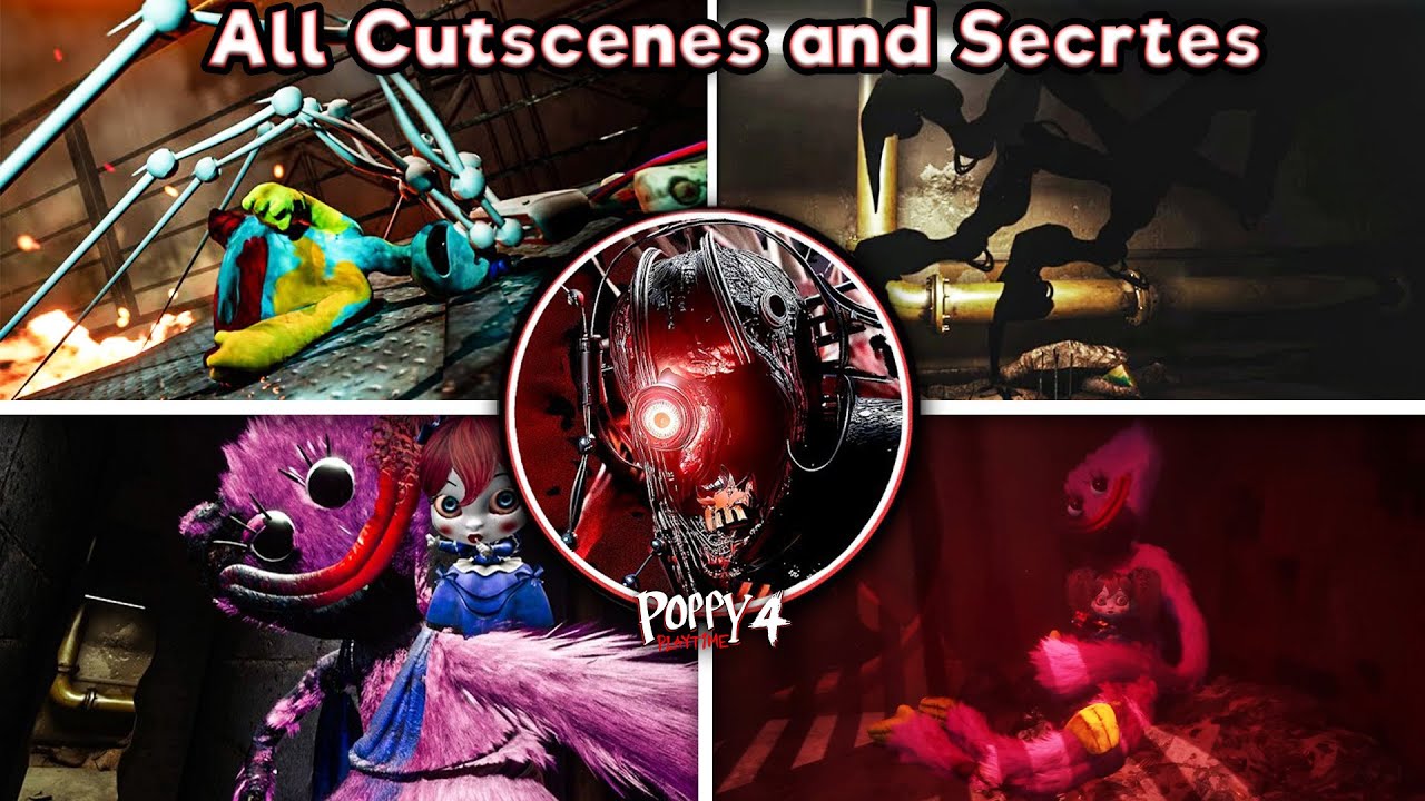 All Prototype Secrets Moments Cutscanes Poppy Playtime Chapter 4