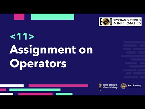 11 Assignment Operators Youtube