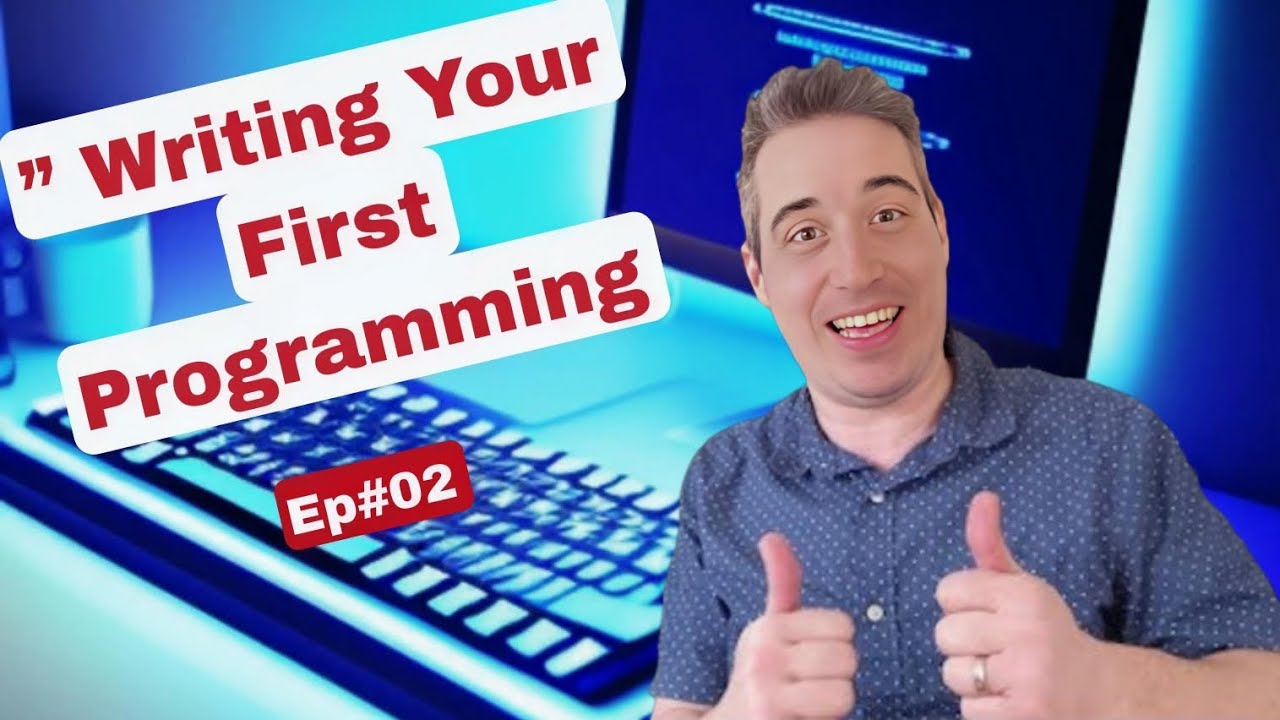 Writing Your First Program Programing With Ai Programming Youtube