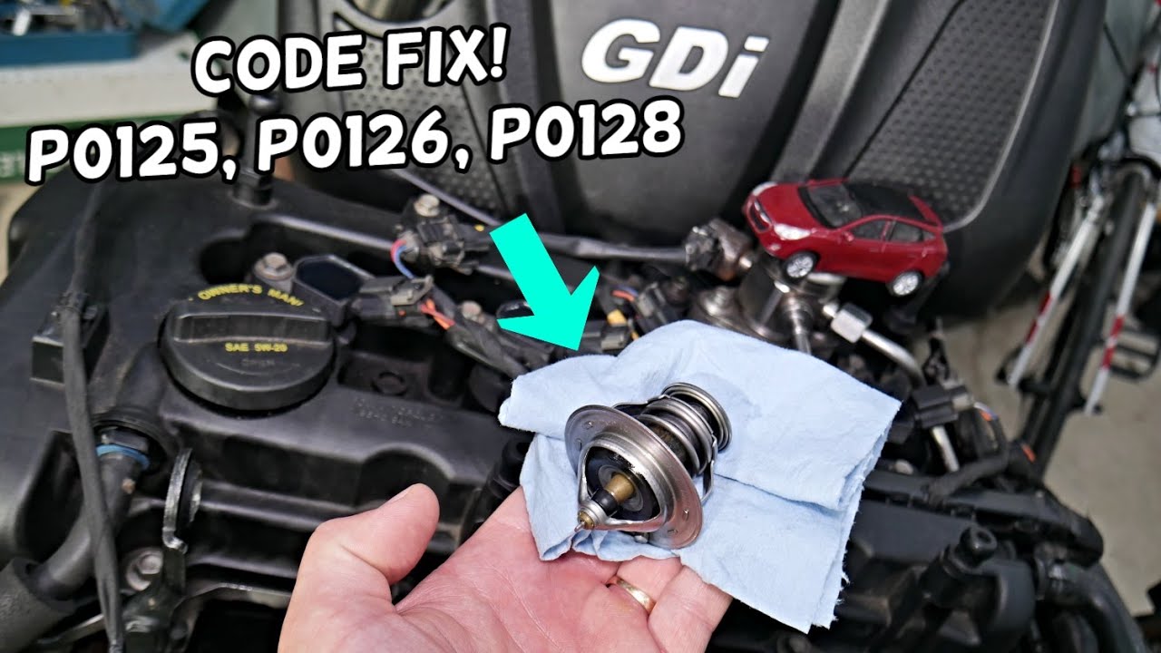 Hyundai Tucson Code P0125 P0126 P0128 Thermostat Fix Youtube