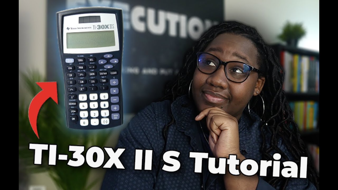 How To Use The Ti 30x Iis Calculator Youtube