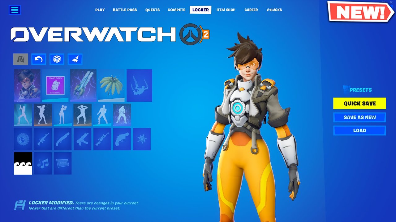 Fortnite X Overwatch 2 Tracer Skin Showcase рџ ђ Imported Mod Youtube