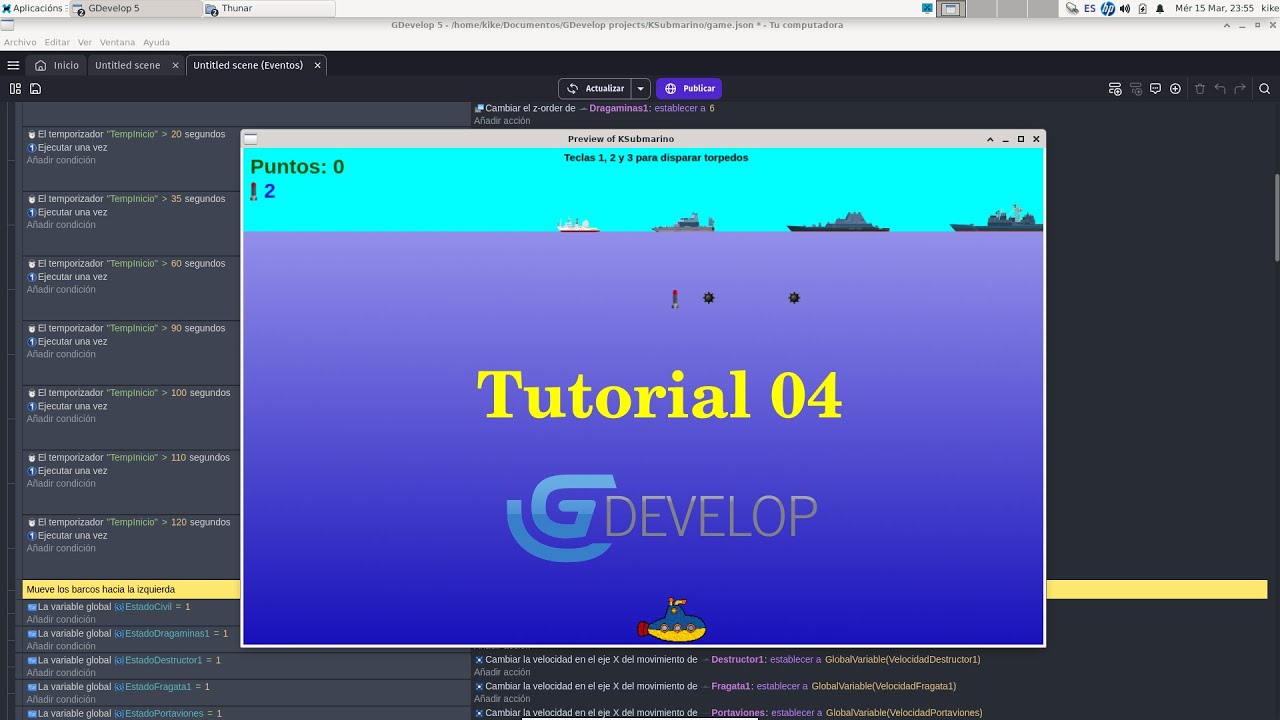 04 Tutorial Gdevelop Youtube