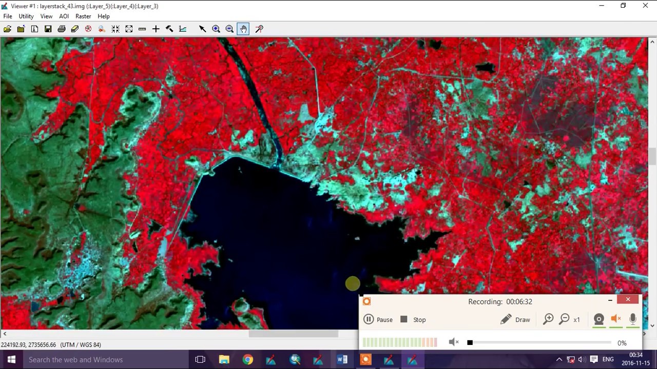 Create Composite Landsat Image In Erdas Imagine Youtube