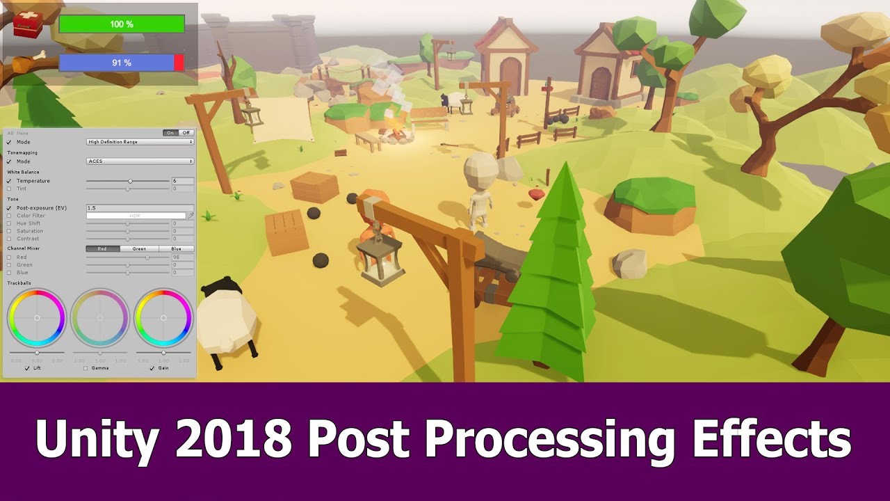 Unity 2018 Post Processing Tutorial Youtube