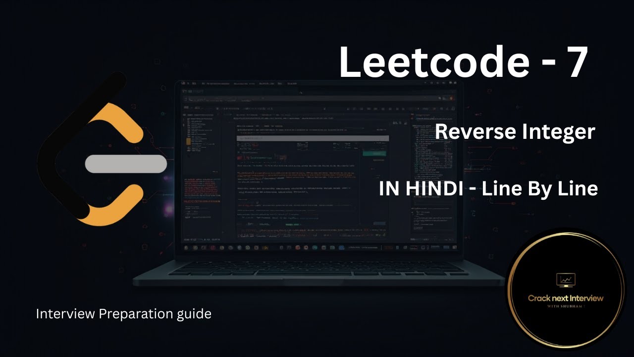 Leetcode 7 Reverse Integer Java Hindi Youtube