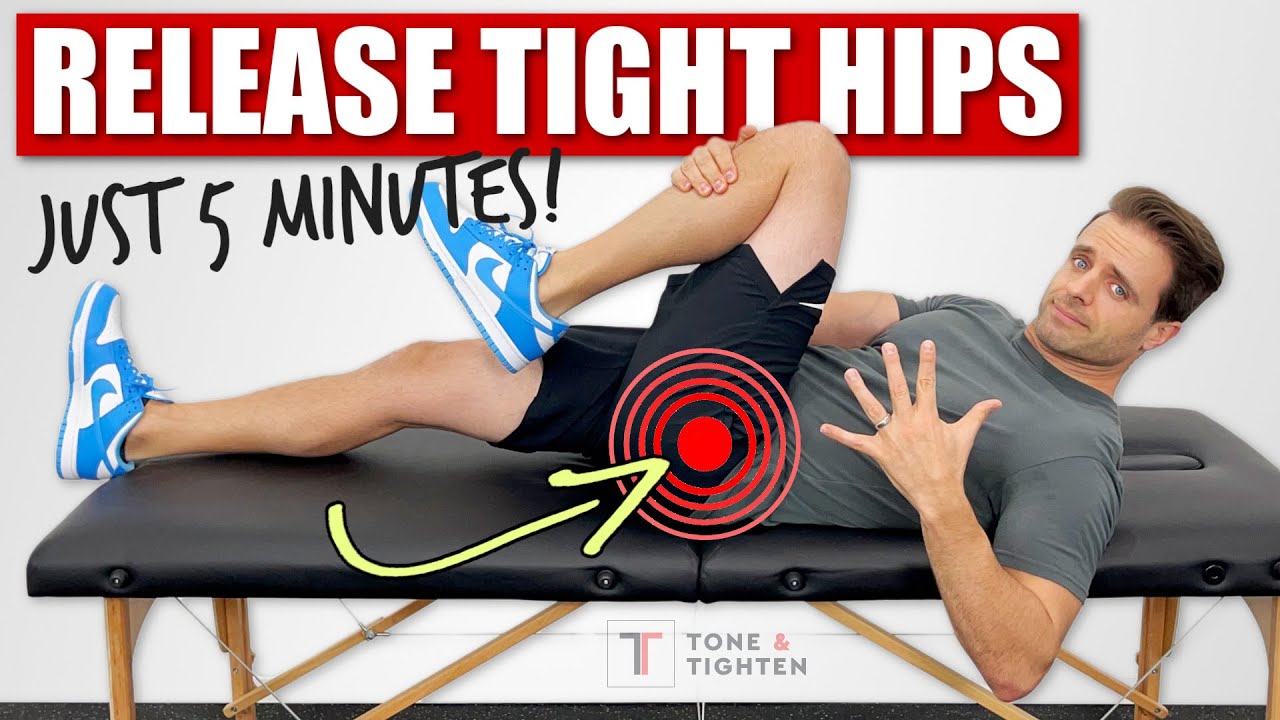 Release Your Tight Hips In Just 5 Minutes Youtube