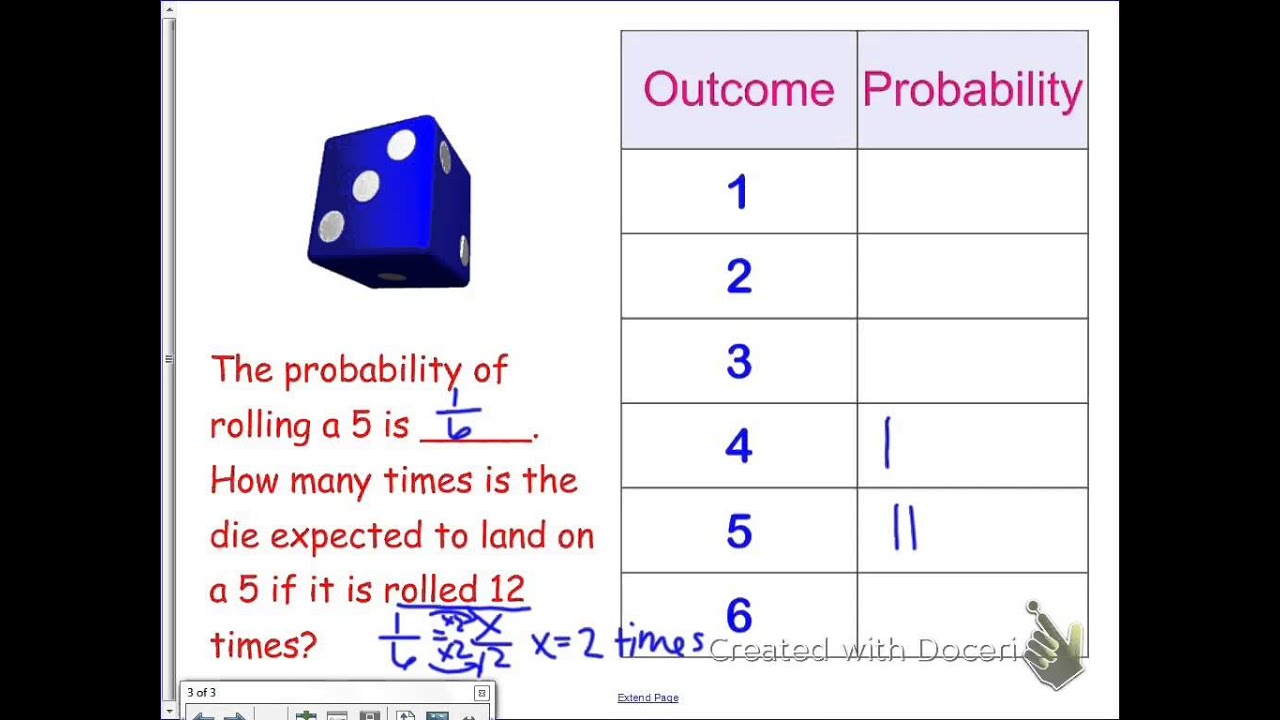 Experimental Probability Youtube