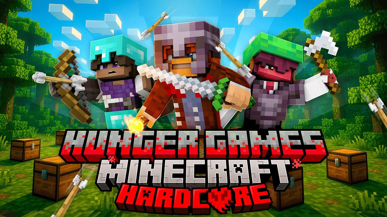 100 Players Simulate The Hunger Games In Minecraft Youtube