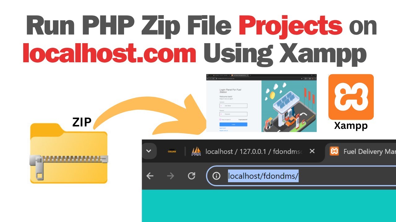 How To Run Php File Project Localhost Using Xampp Server