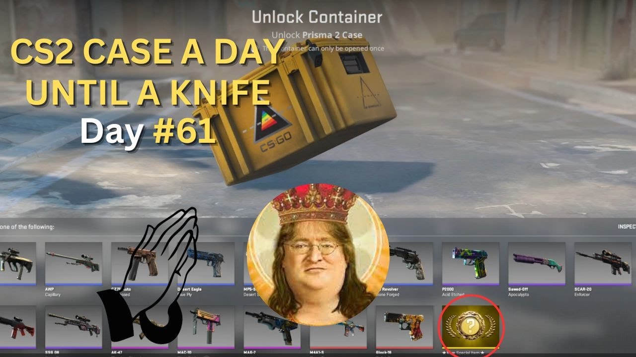 Opening A Cs2 Case Every Day Until I Get A Knife Day 61 Youtube