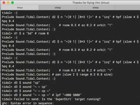 Tidalcycles Session 2019 02 14 Youtube