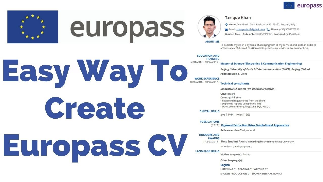 Europass Cv How To Get A Job In Europe Xyac