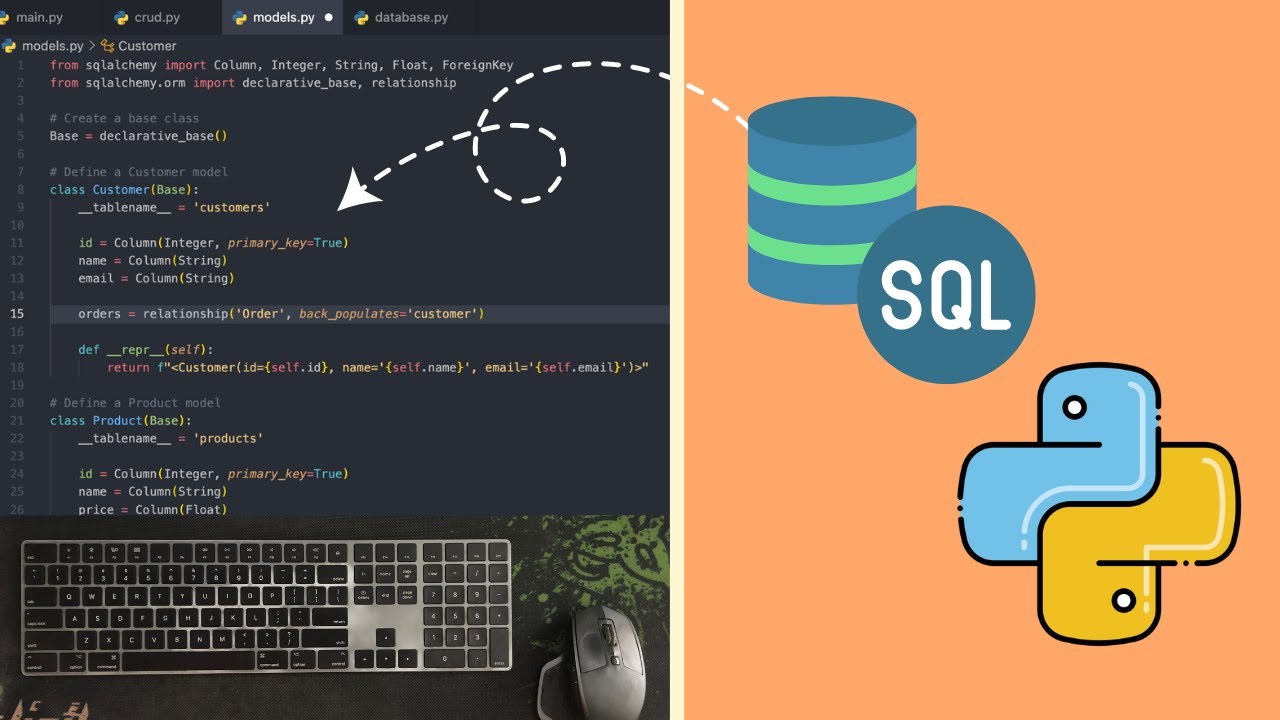 Asmr Programming With Python Sql No Talking Database Tutorial Youtube