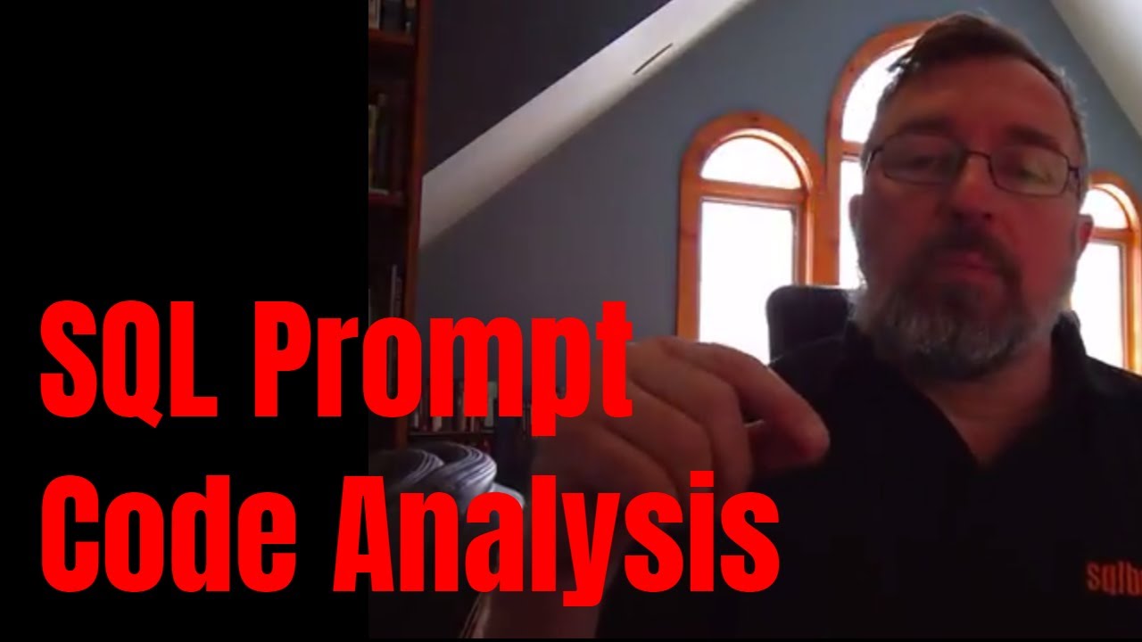 Using Redgate Sql Prompt For Code Analysis Youtube