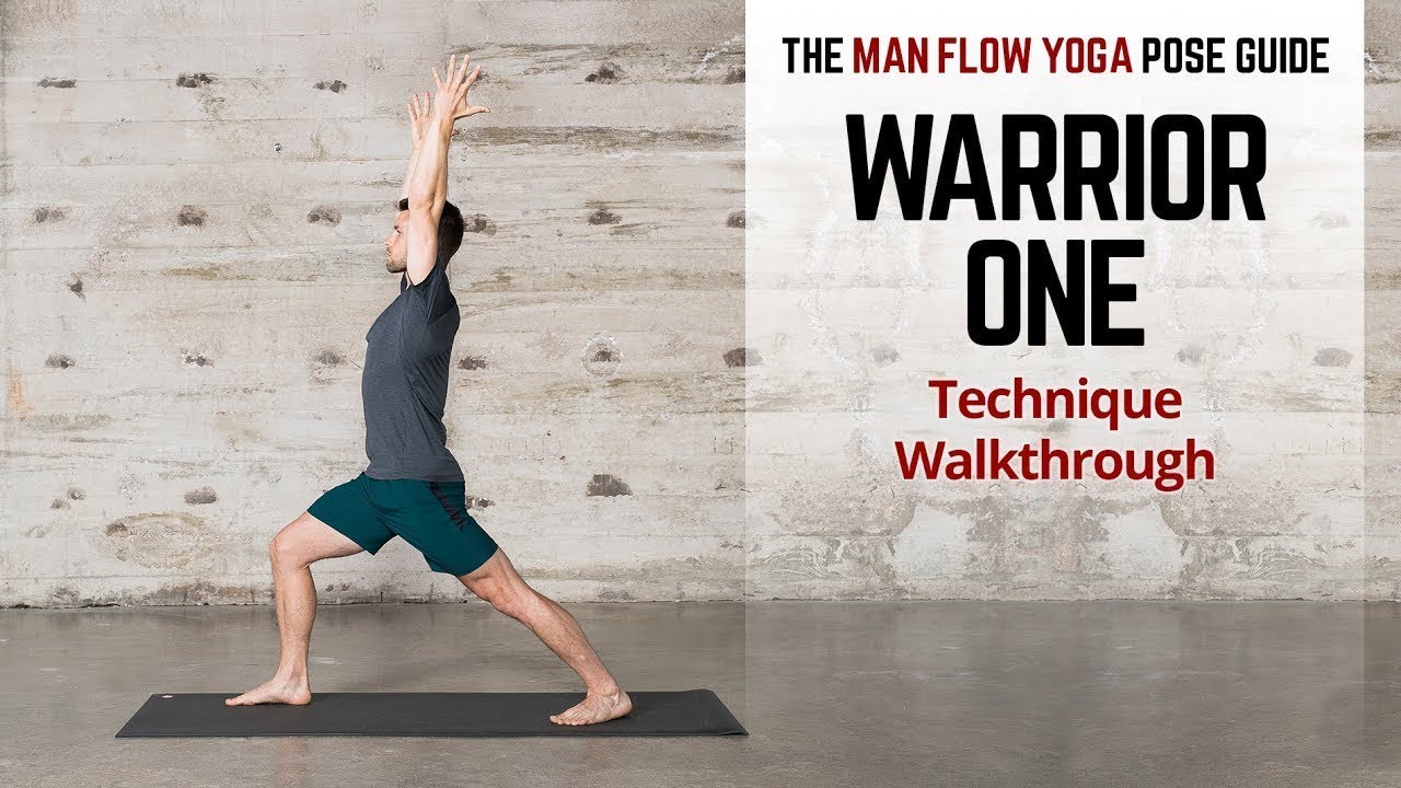 Warrior One Pose Guide Technique Walkthrough Youtube