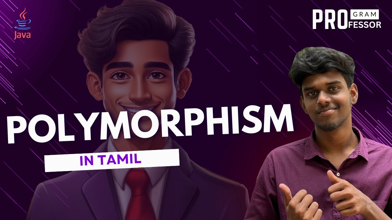 24 Polymorphism In Java In Tamil Youtube
