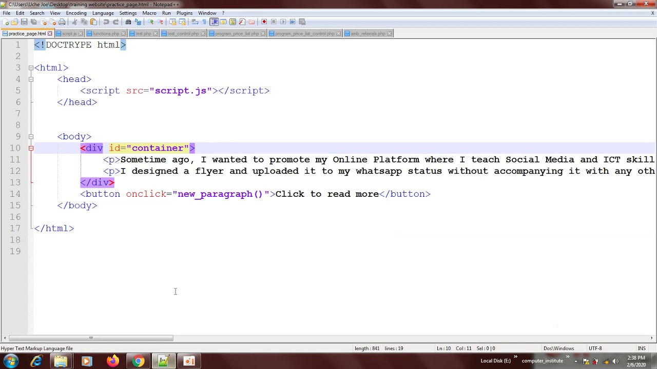 42 Javascript Tutorial Remove Element Youtube
