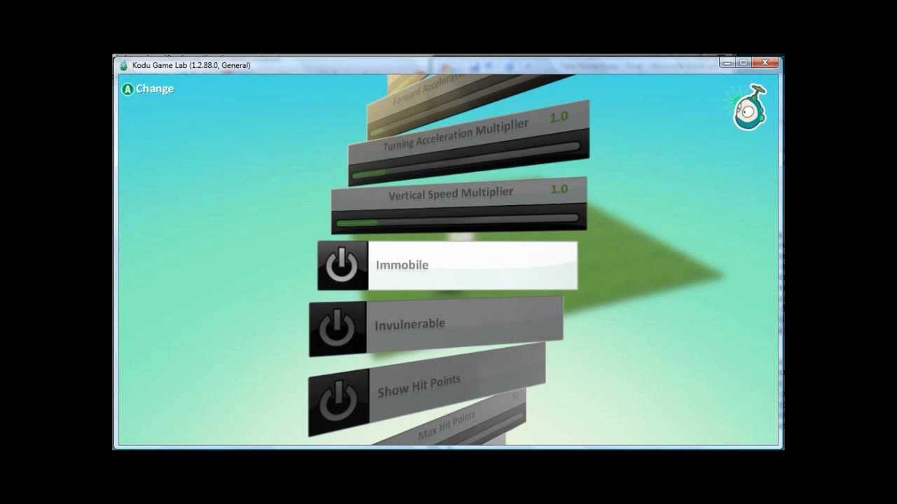 Creatable Objects In Kodu Youtube