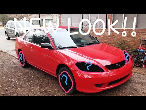 How To Install Led Headlights On A 2000 2005 Honda Civic Youtube