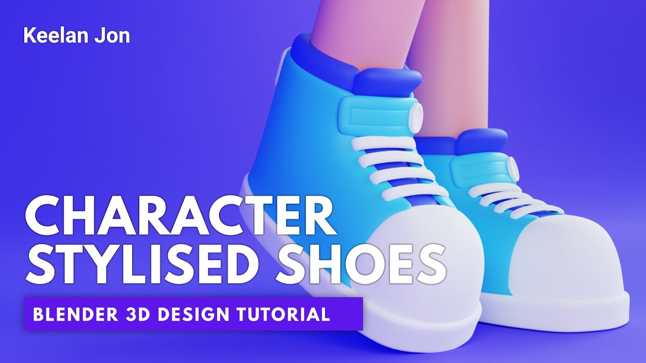 Blender Character Modeling Easy Stylised Shoes Blender Tutorial