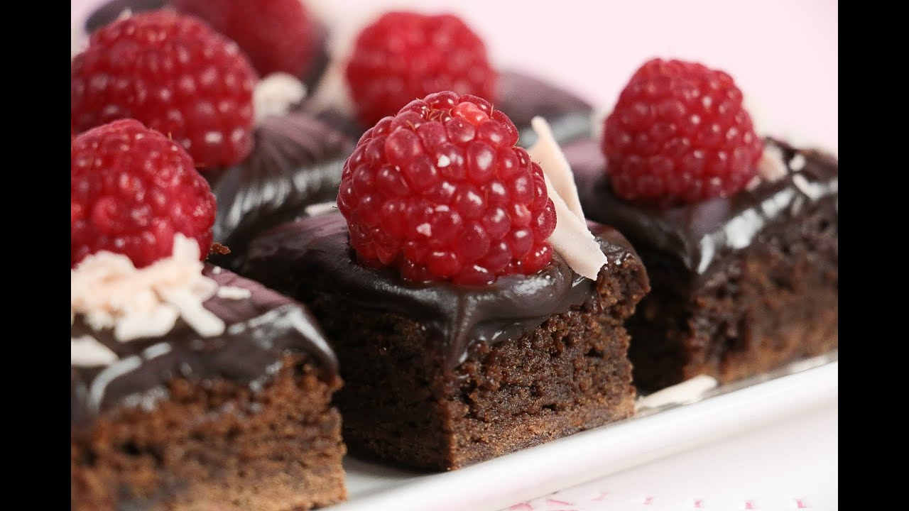 Moist Raspberry Chocolate Brownie Tutorial Rosie S Dessert Spot Youtube