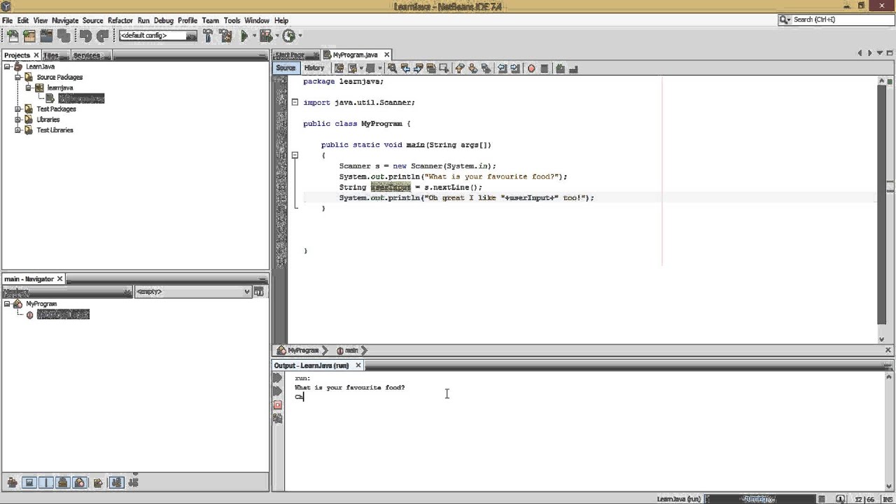 Java Basics User Input Using Scanner Joptionpane Youtube