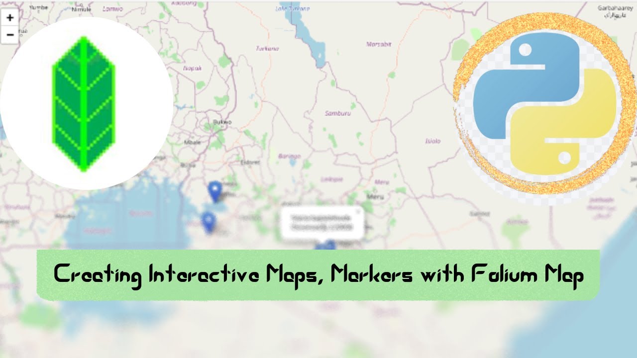 Python Interactive Maps With Folium Part 1 Youtube