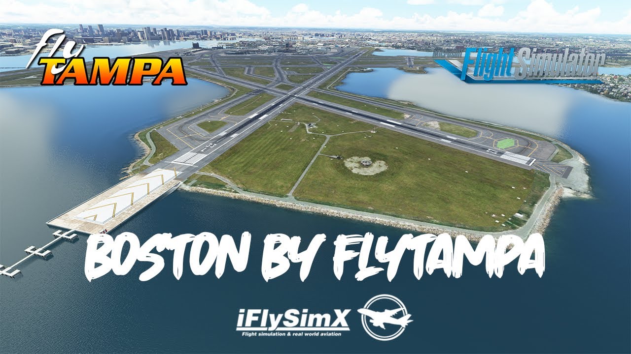 Msfs Flytampa Kbos Boston Logan International Airport Youtube