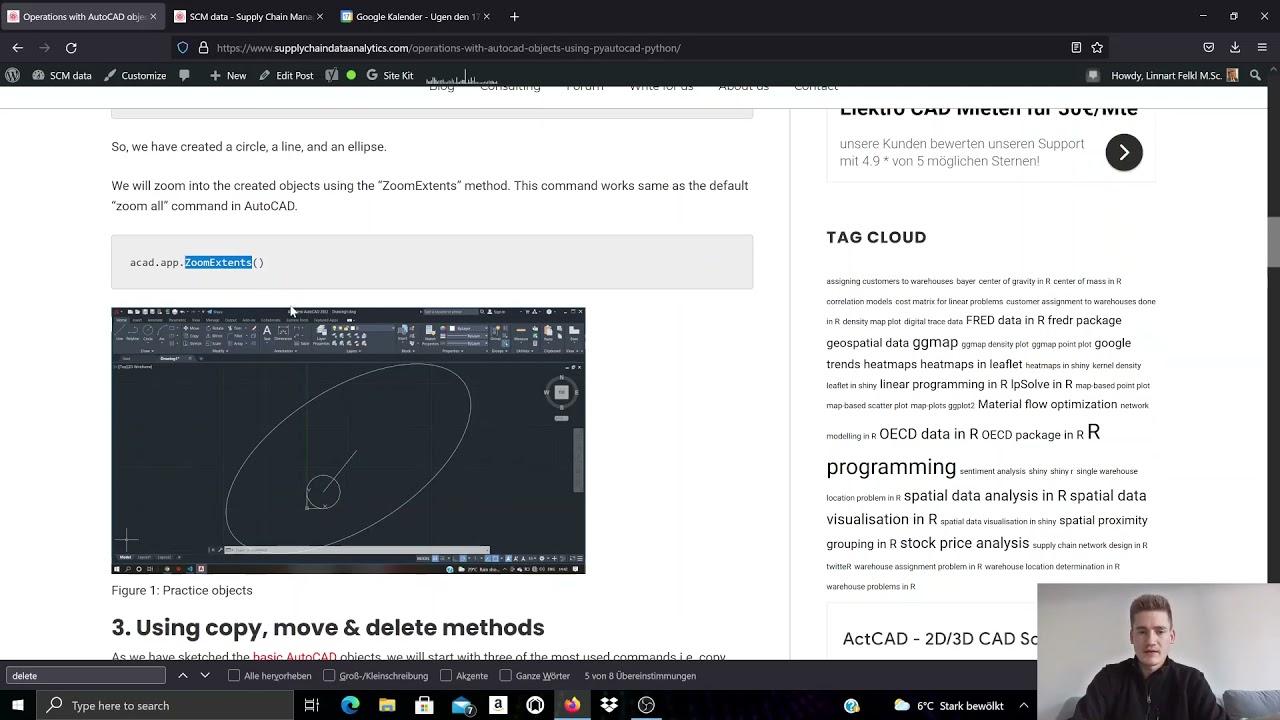 En 84 Scripting Autocad Operations With Python Using Pyautocad Youtube
