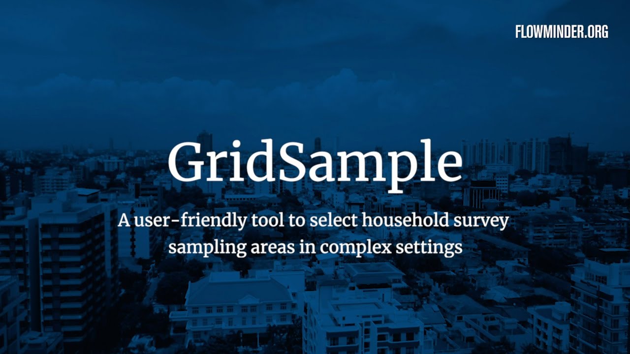 Gridsample A Tool To Select Gridded Population Survey Samples Youtube