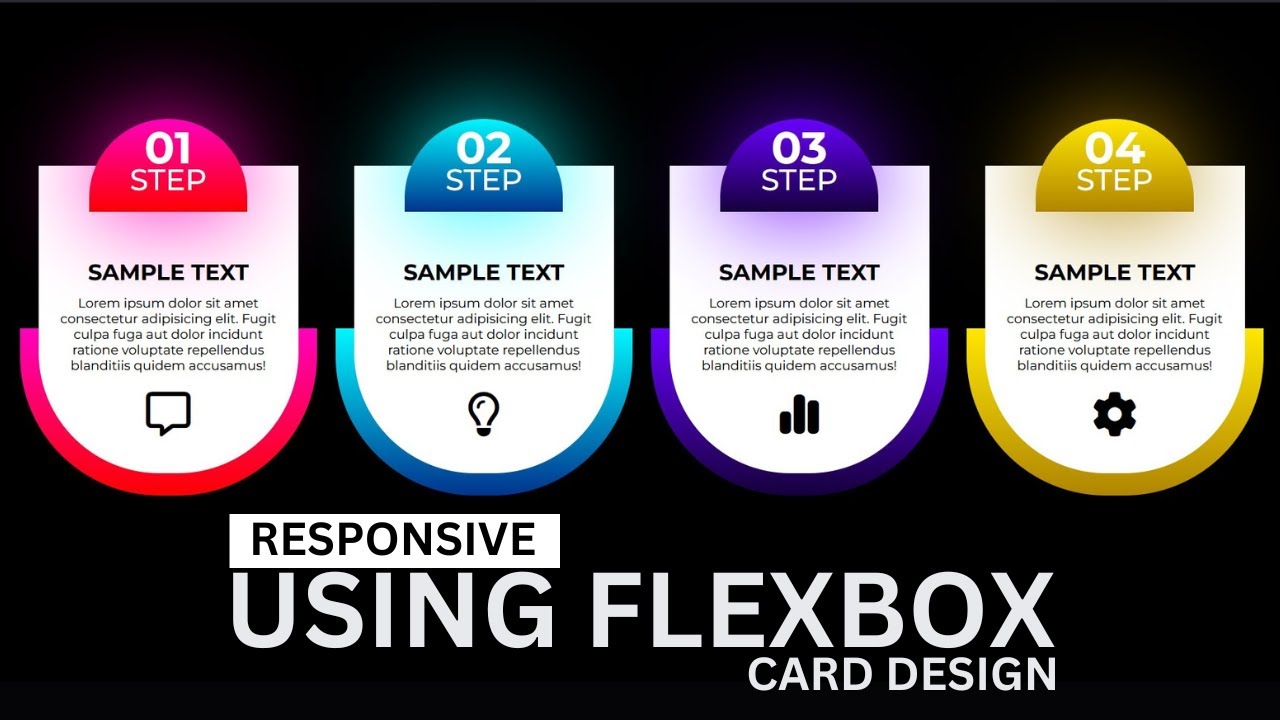 Creating Responsive Css Cards Html Css Youtube