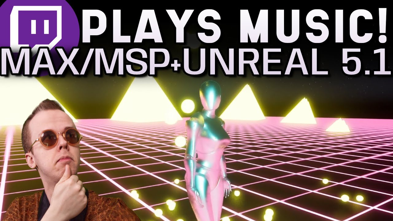 Twitch Plays Generative Music Unreal Engine Max Msp Project