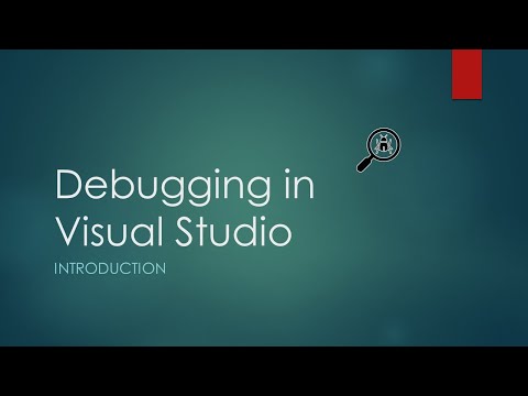1 Introduction To Debugging Visual Studio Youtube