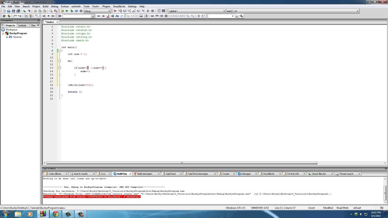 C Programming Tutorial 30 Continue Youtube