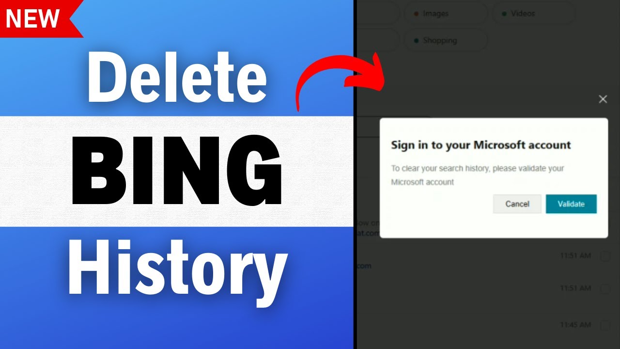 How To Clear Bing Search History 2023 Delete Remove Microsoft Bing
