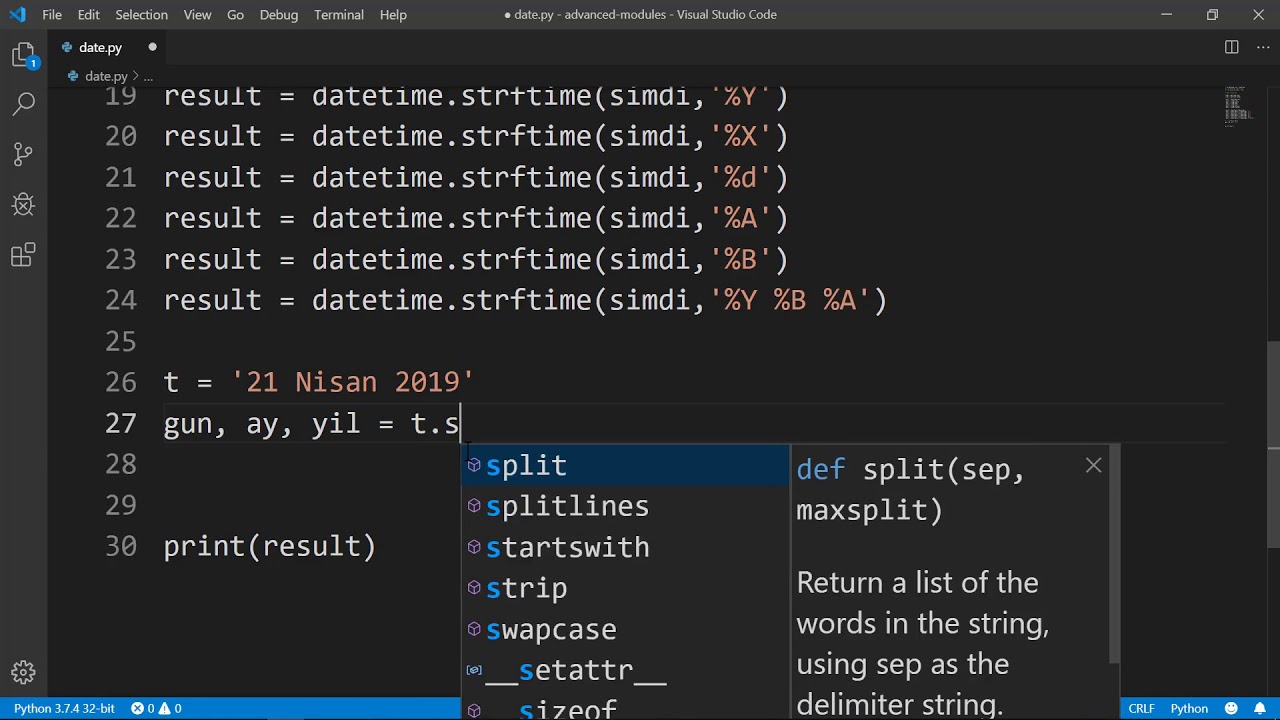 Python Datetime Modülü Youtube