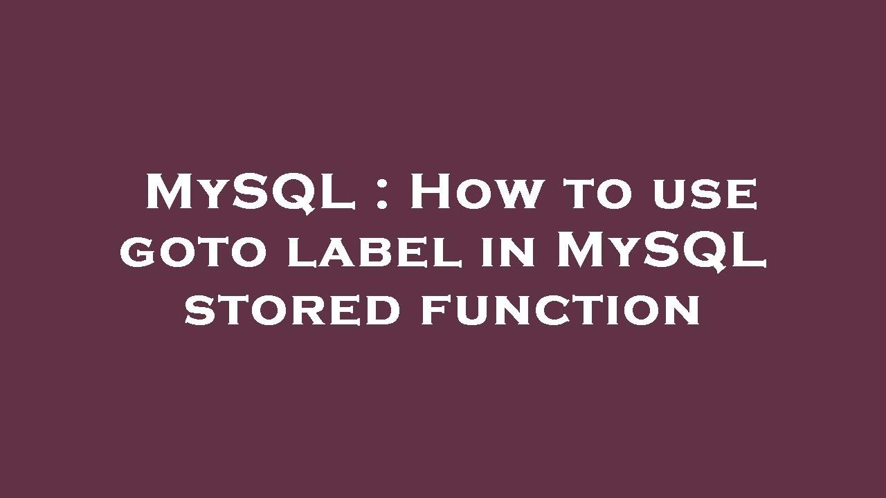 Javascript Label Goto At Nicholas Packard Blog