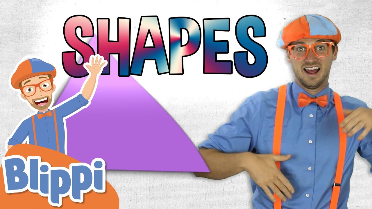 Shapes Song Blippi Children S Music Trucks For Kids Gecko S Songs Youtube