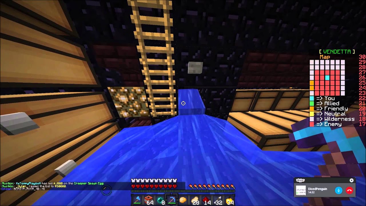 Minecraft Factions Episode 11 Raid On Destiny Youtube