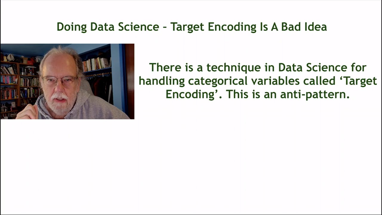 Doing Data Science Target Encoding Youtube