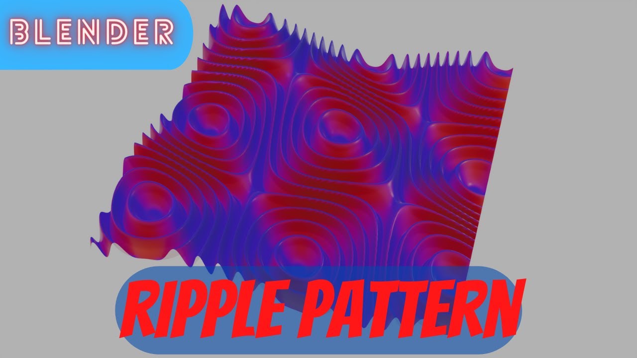 Creating A Color Changing Ripple Pattern In Blender Geometry Nodes