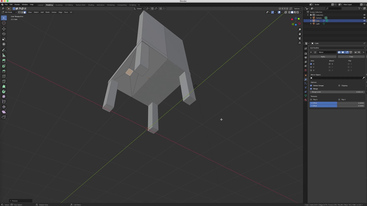 Blender 2 8 Beginner Tutorial Part 19 Subdivision Modifier Blender